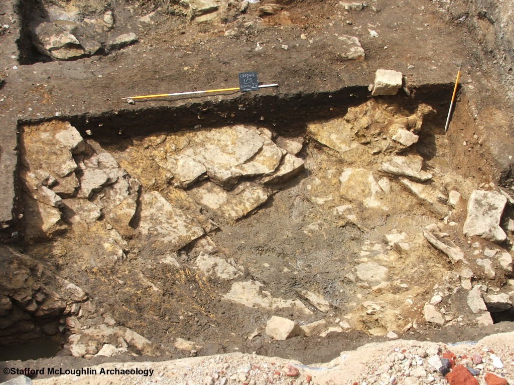 Area of Medieval Rock quarrying at the Theatre Royal | Buildings of ...