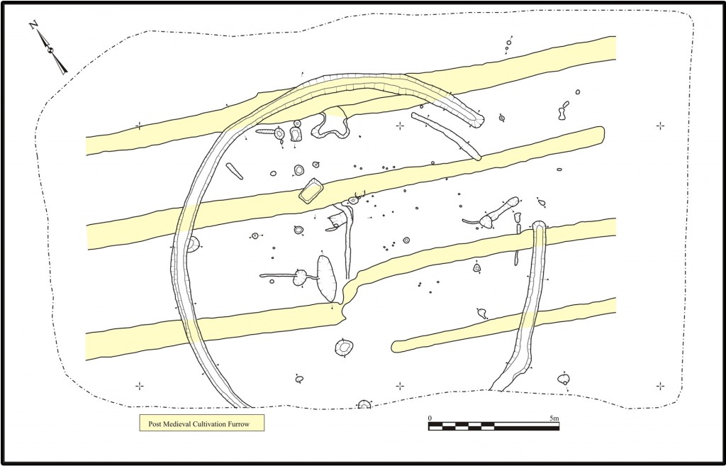 Plan of Iron Age Ring Ditch | Buildings of County Wexford